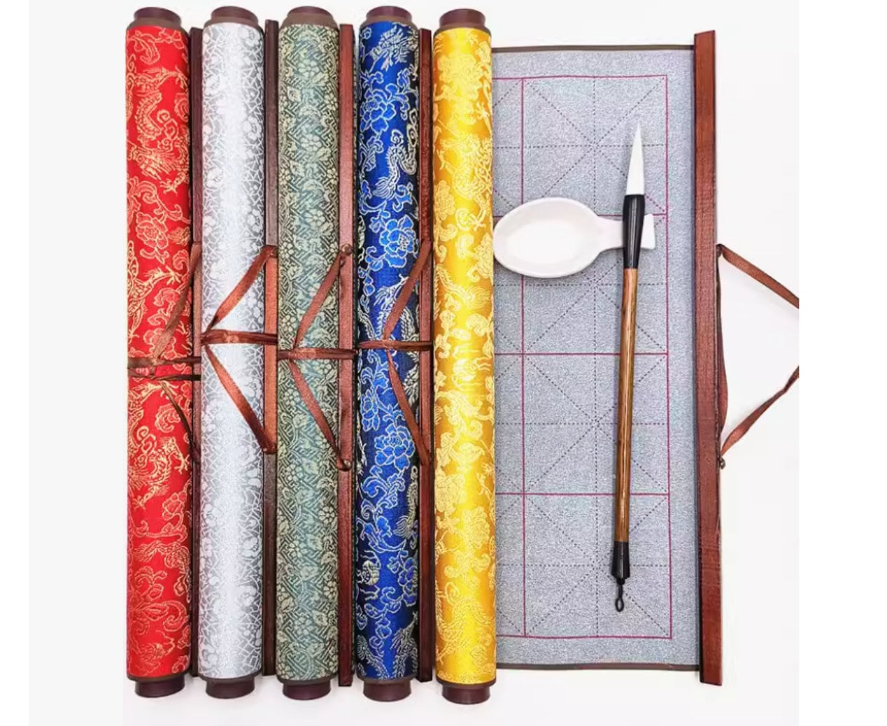 Calligraphy Practice Kit With Water Writing Cloth and Brush for ...