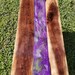 River Table 'PURPLE Haze on Figured Walnut Wood - Etsy
