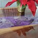 River Table 'PURPLE Haze on Figured Walnut Wood - Etsy