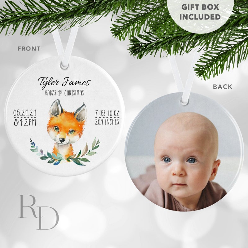 Fox Birth Stats - Etsy
