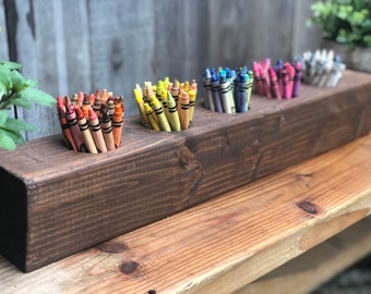 Crayon storage | Etsy