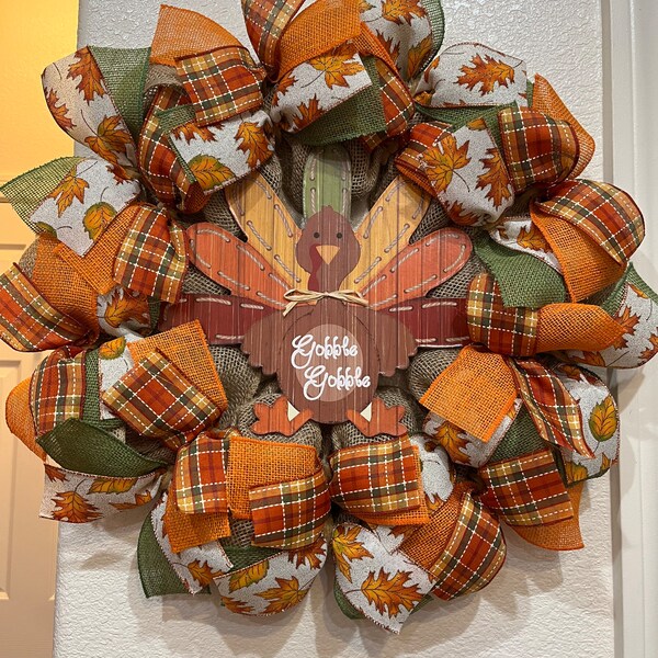 Turkey Wreath - Etsy