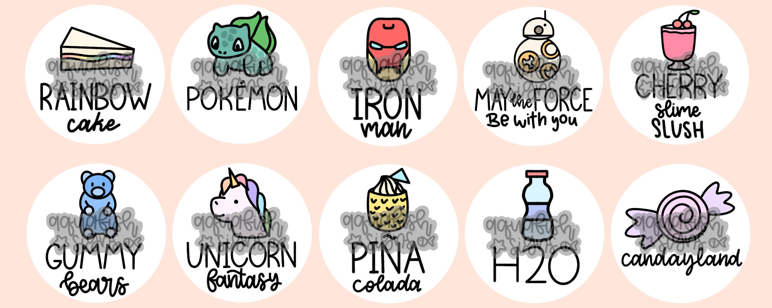 10 Custom Labels / Slime Label / Slime Stickers / Personalised - Etsy