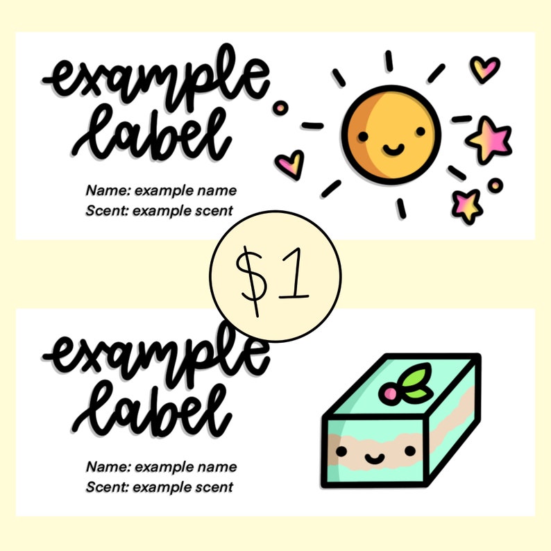 1 Custom Label / Slime Label / Slime Stickers | Etsy