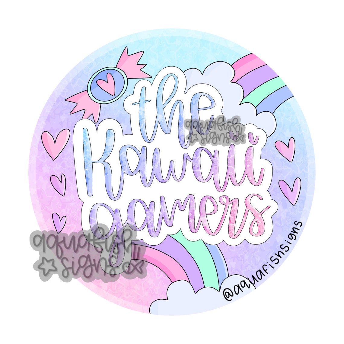 Custom Slime Fansign/Logo/Profile Picture Glitter style | Etsy