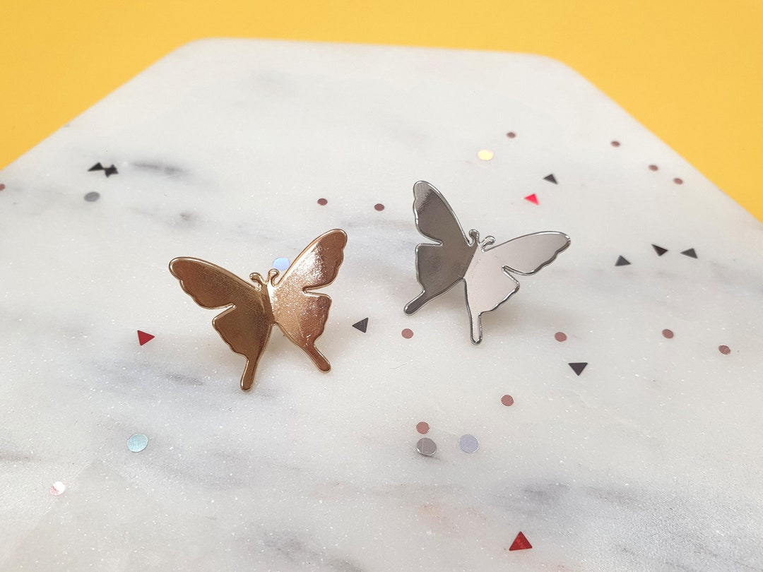 Butterfly Pin Badge - Etsy