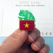 Vietnam Flag Pin Badge - Etsy