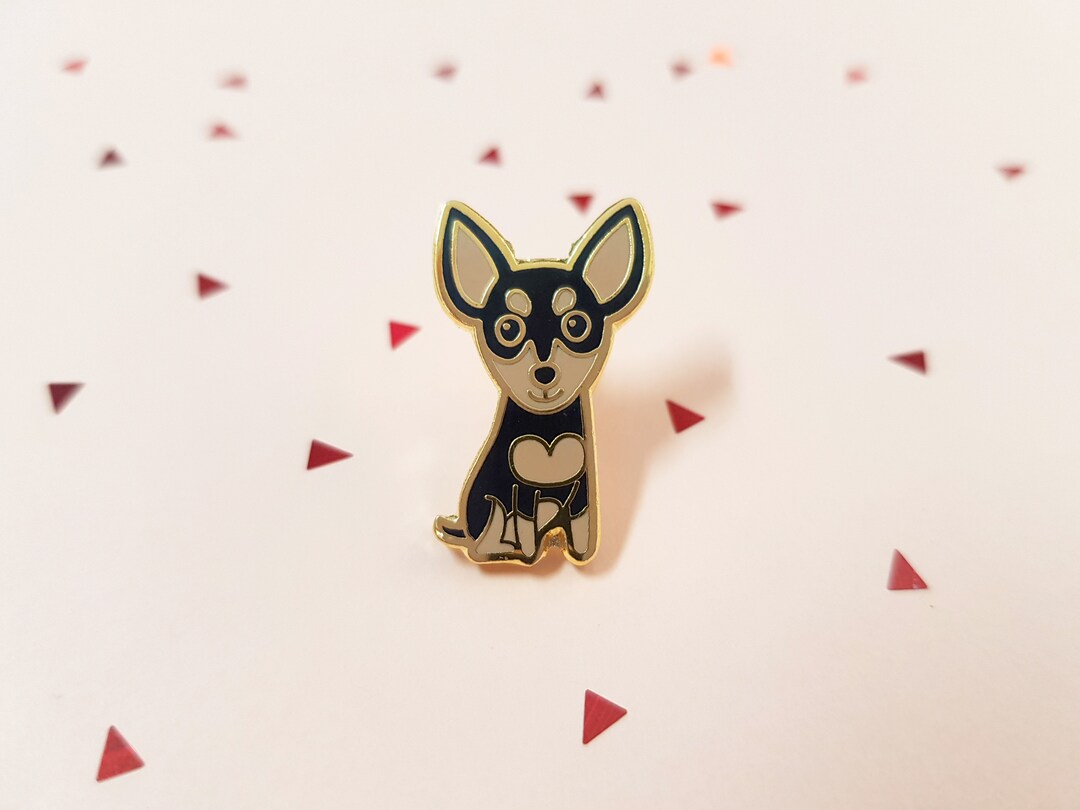 Miniature Pinscher Dog Pin-badge - Etsy