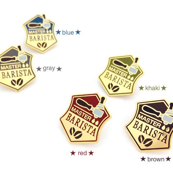 Barista Pin - Etsy