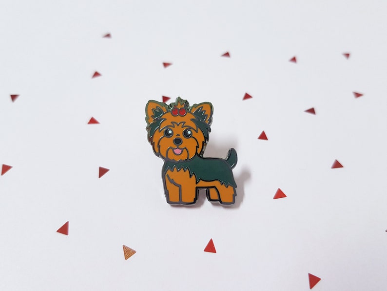 Yorkshire Terrier Dog Pin-badge - Etsy
