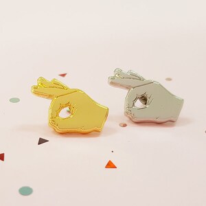 OK Signature Pin Badge - Etsy