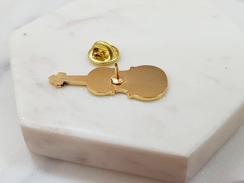 Violin pin badge | Etsy
