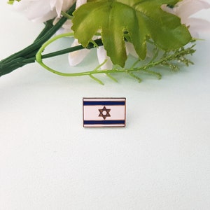 Israel Flag Pin Badge - Etsy