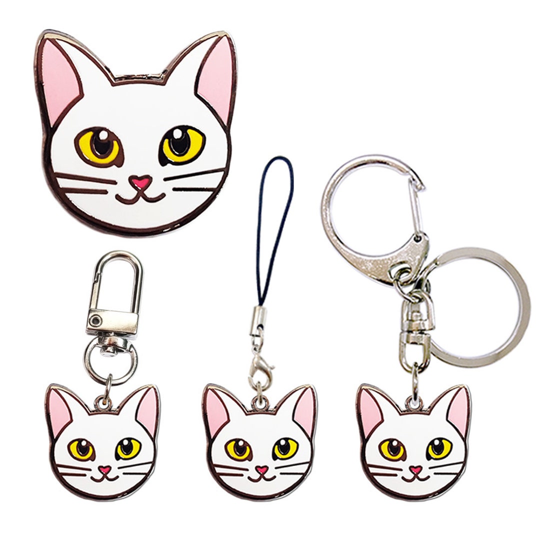 Turkish Angora (yellow Eyes) Cat Goods Collection - Etsy