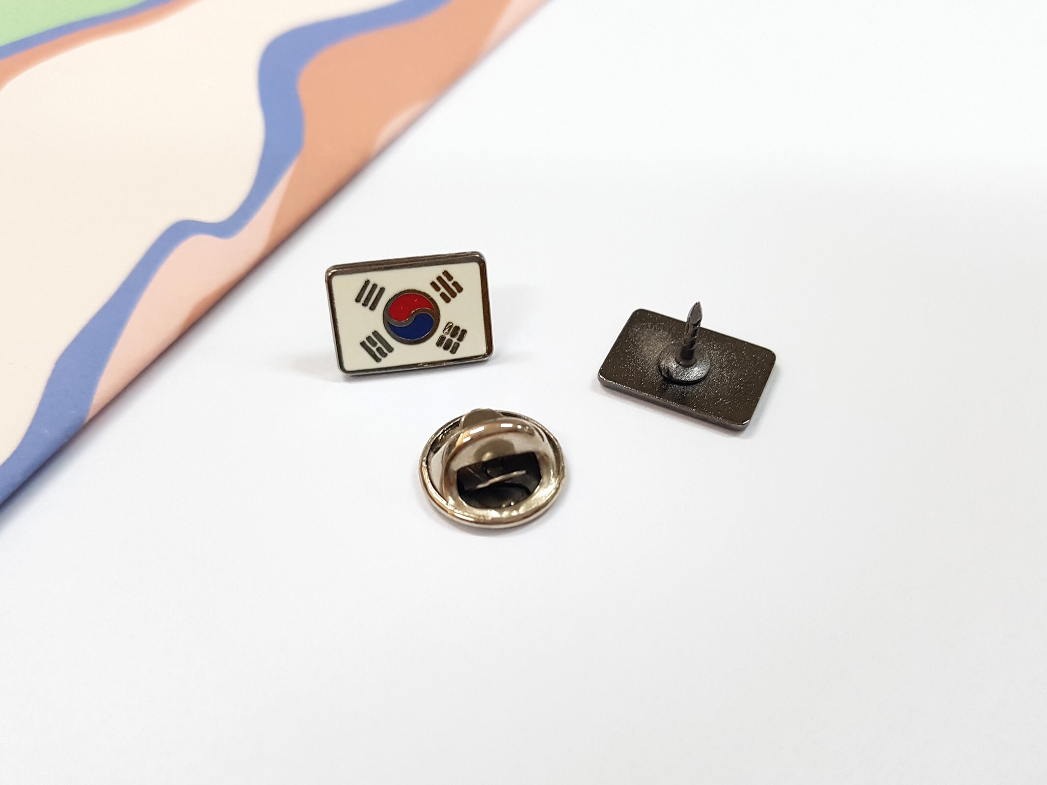 Taegeukgi Korea Flagsmall Size Pin Badge | Etsy
