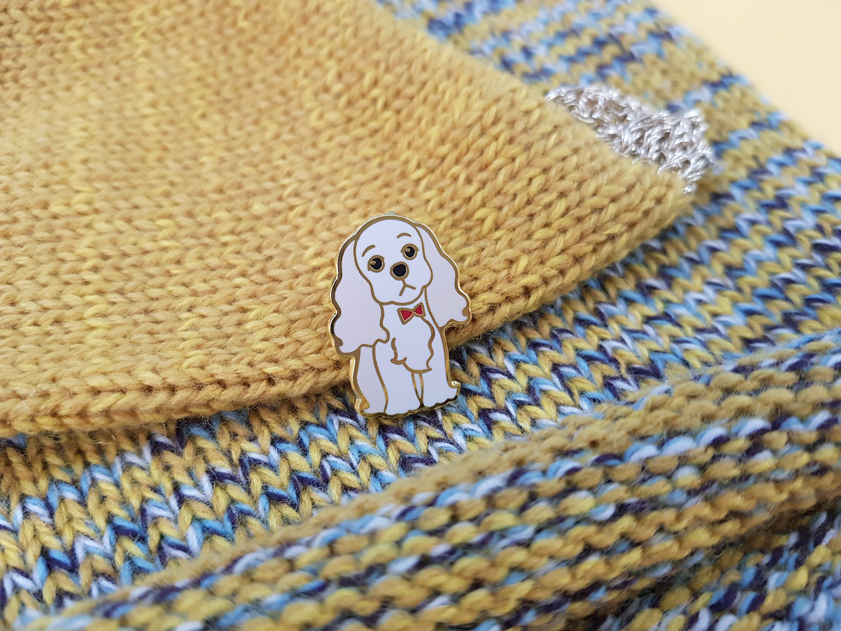 Cocker Spaniel Dog Pin-badge - Etsy