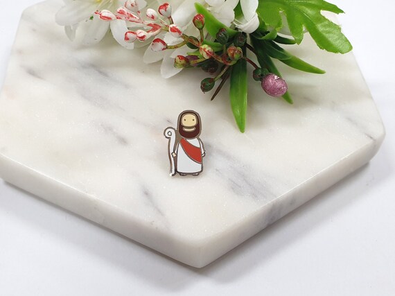 Jesus Christ Pin Badge | Etsy