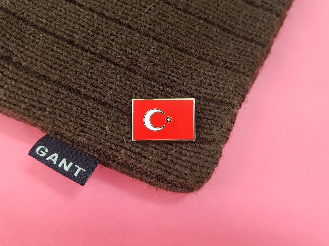 Turkey Flag Pin Badge - Etsy