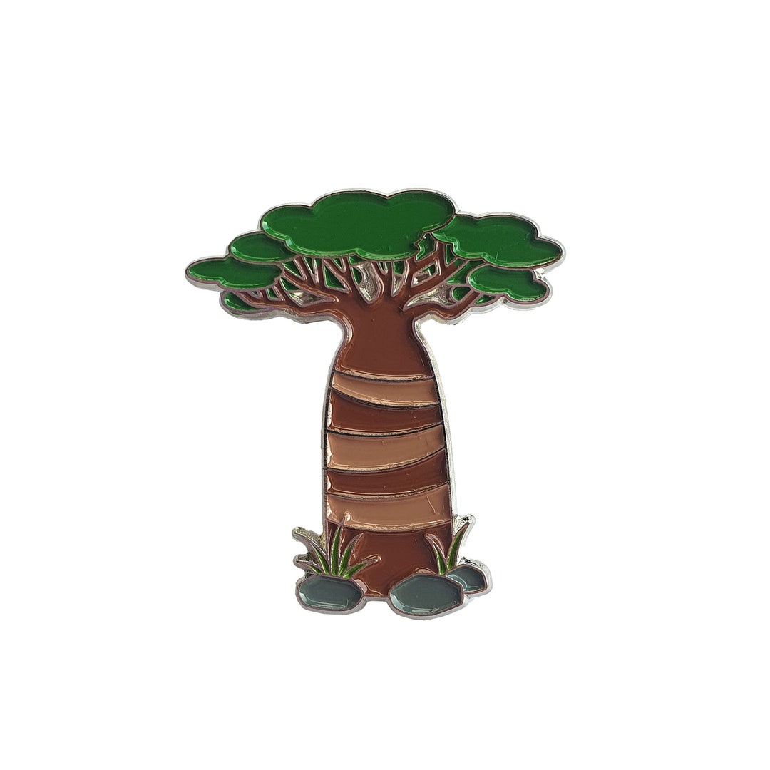 Baobab Tree Pin Badge - Etsy