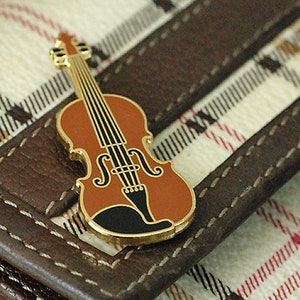 Violin Pin Badge - Etsy