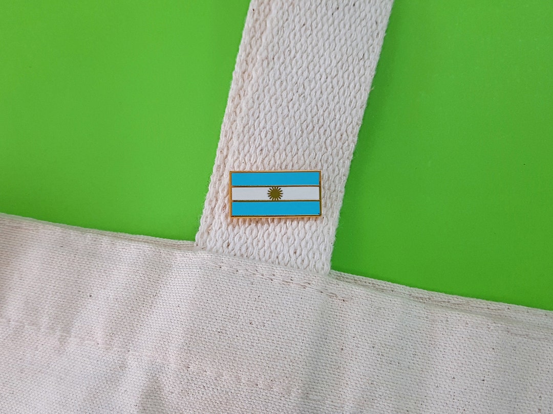 Argentina Flag Pin Badge - Etsy