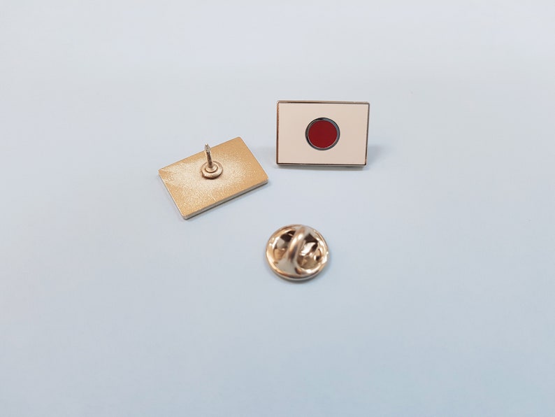 Japan Flag Pin Badge - Etsy