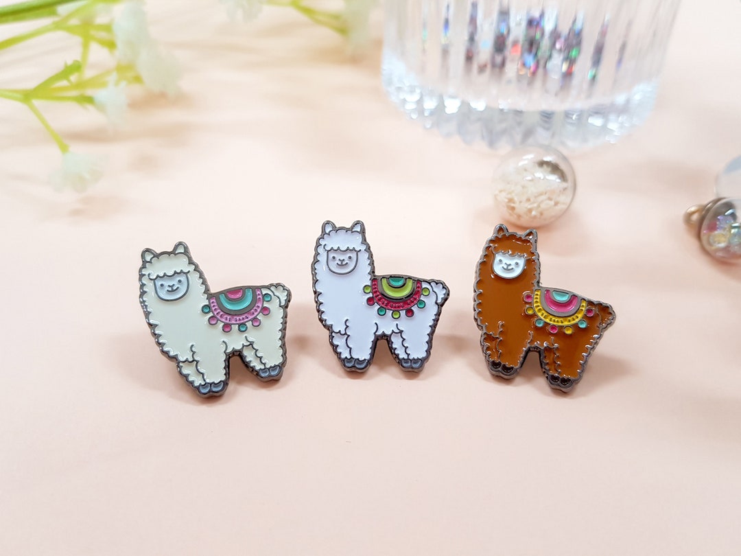 Alpaca Pin-badge - Etsy