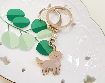 Golden Retriever Keychain - Etsy