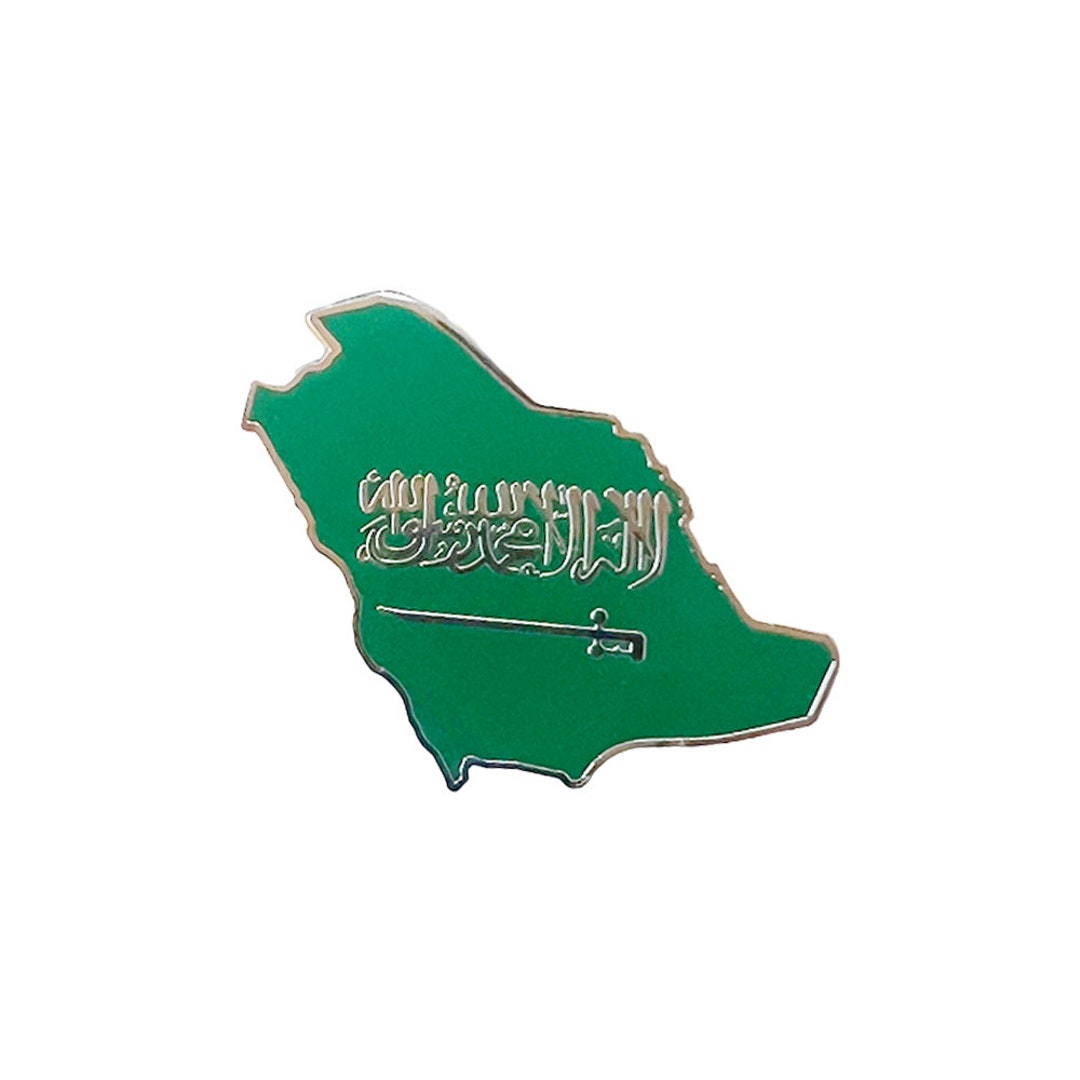 Saudi Arabia Map Pin Badge - Etsy