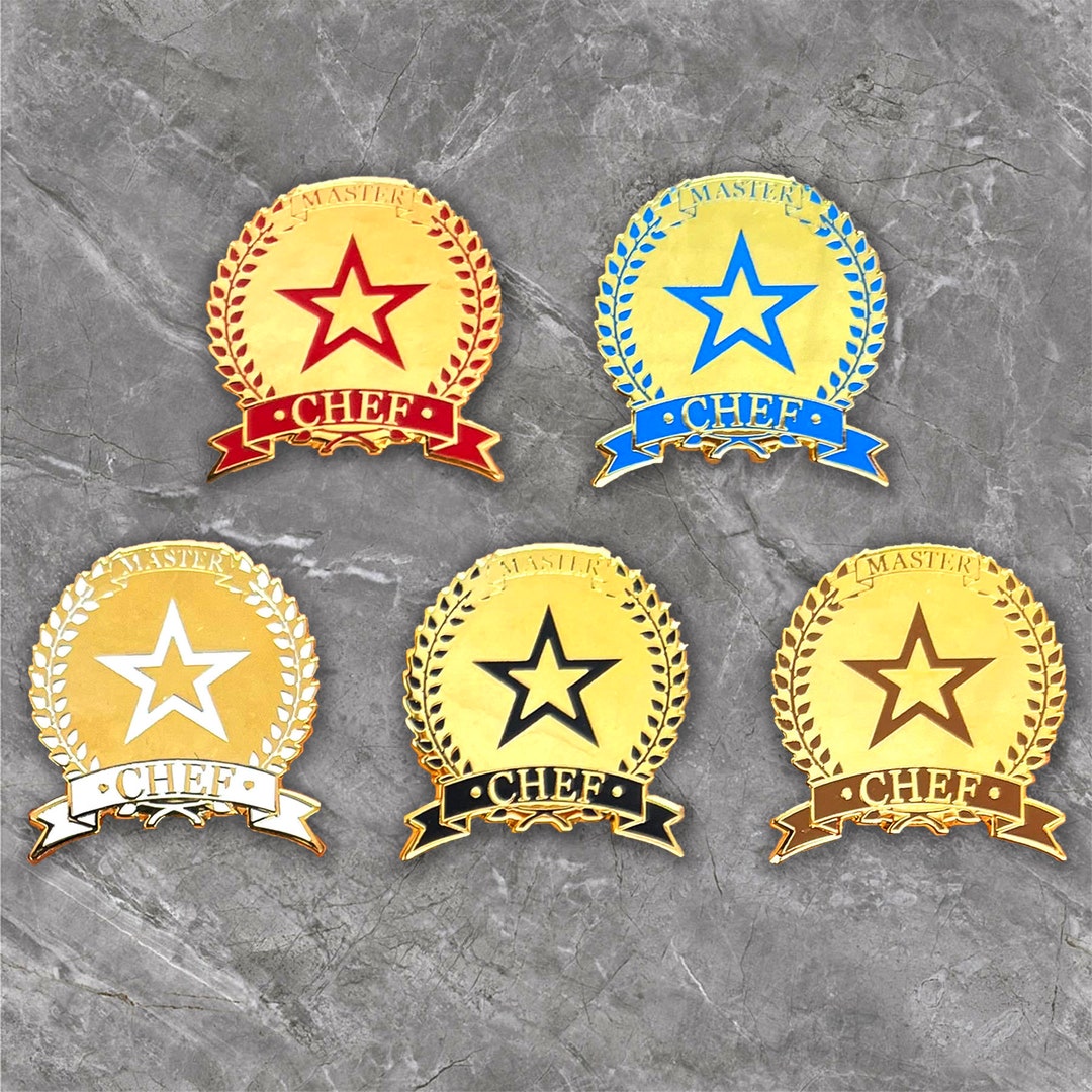 Master Chef Pin Badge. - Etsy