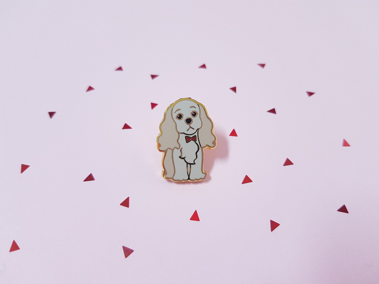 Cocker Spaniel Dog Pin-badge - Etsy
