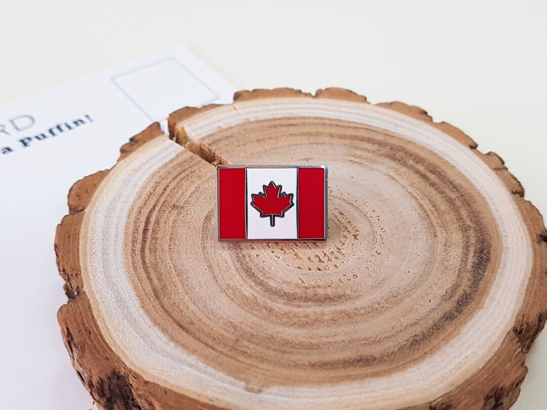 Canada Flag Pin Badge - Etsy