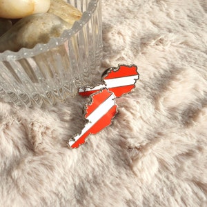 Austria Flag Map Pin Badge - Etsy