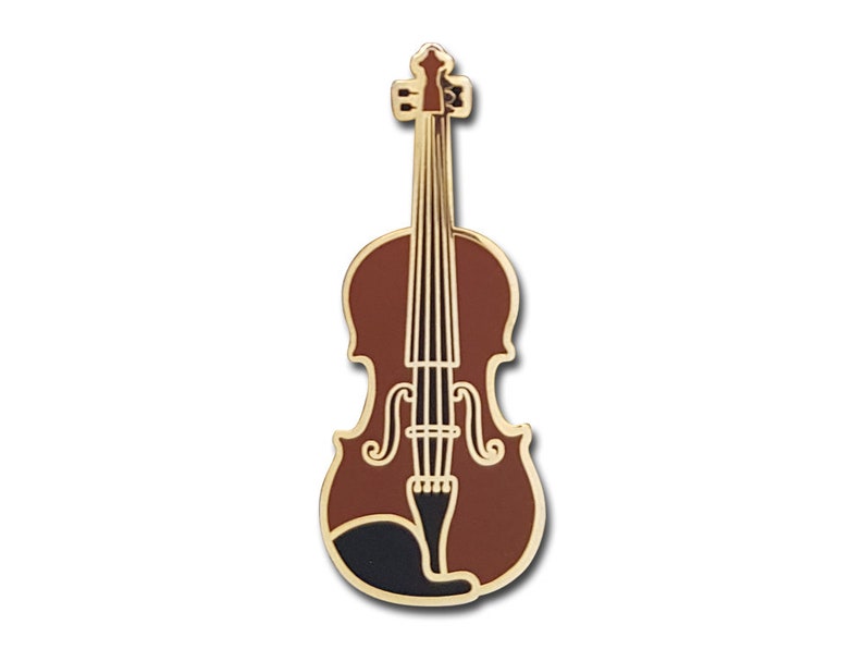 Violin Pin Badge - Etsy