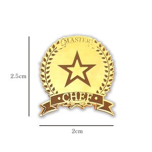Master Chef Pin Badge. - Etsy