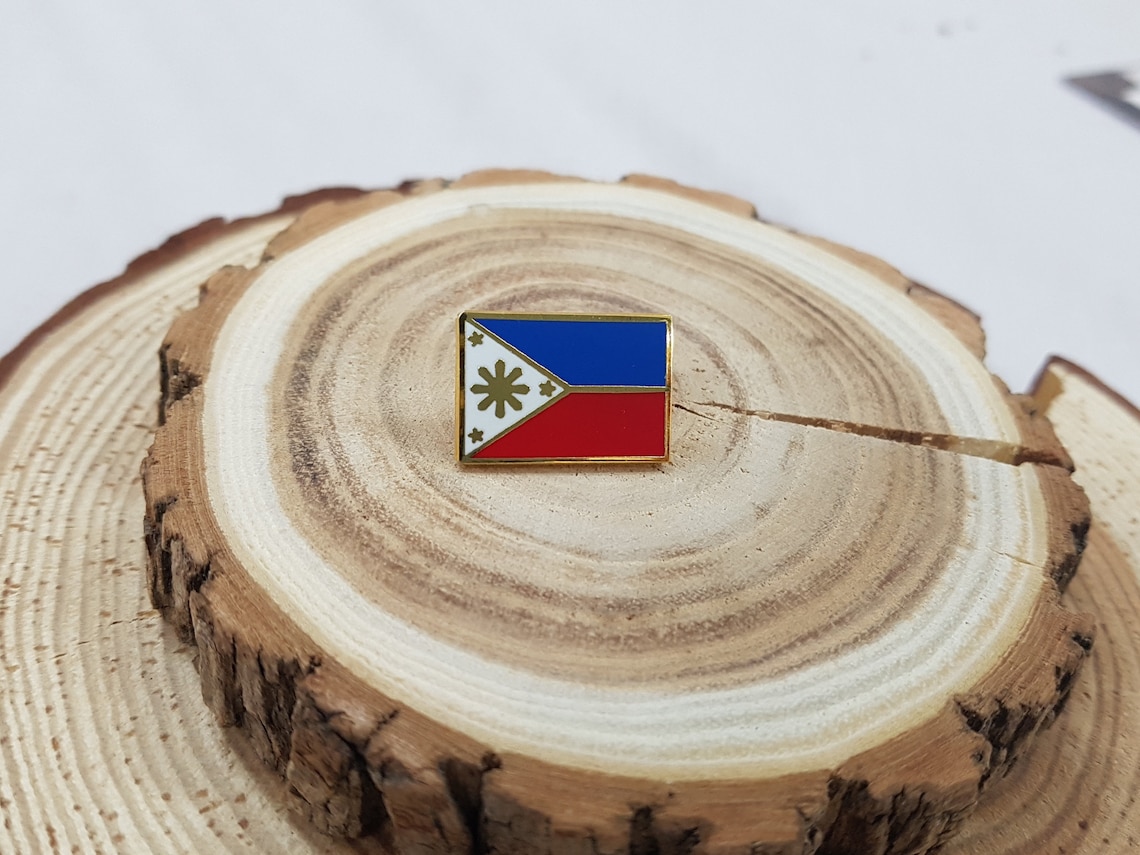 Philippines Flag Pin Badge - Etsy