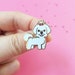 Maltese Dog Pin-badge - Etsy