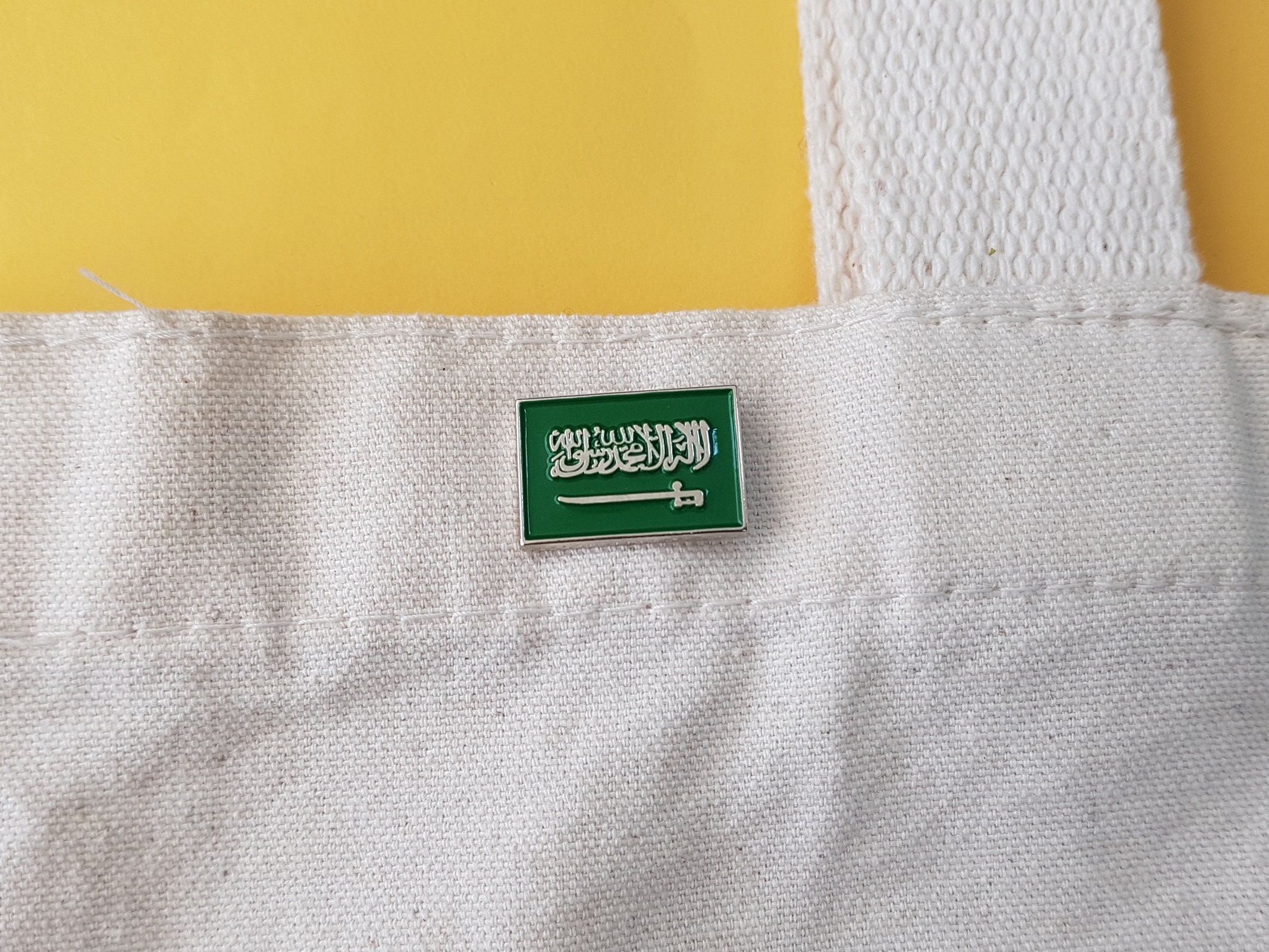 Saudi Arabia Flag Pin Badge - Etsy