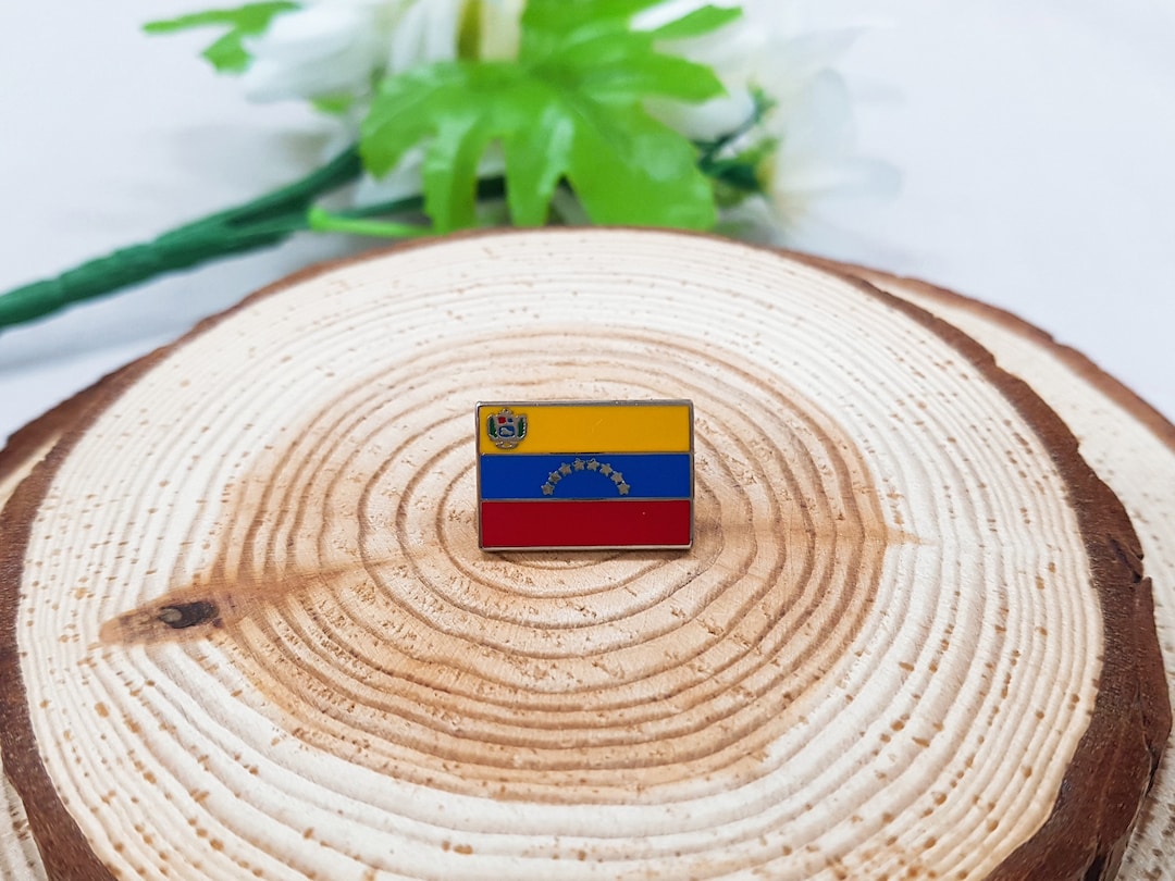 Venezuela Flag Pin Badge - Etsy