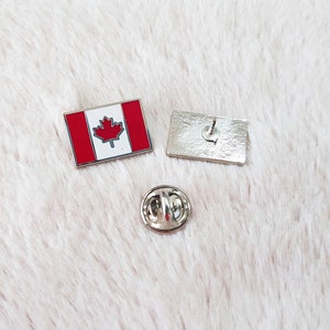Canada Flag Pin Badge - Etsy