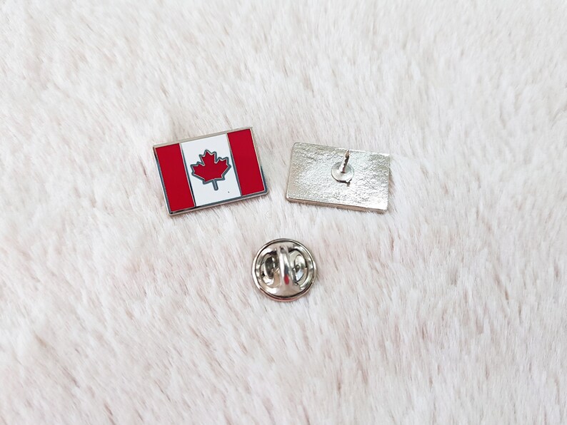 Canada Flag Pin Badge - Etsy