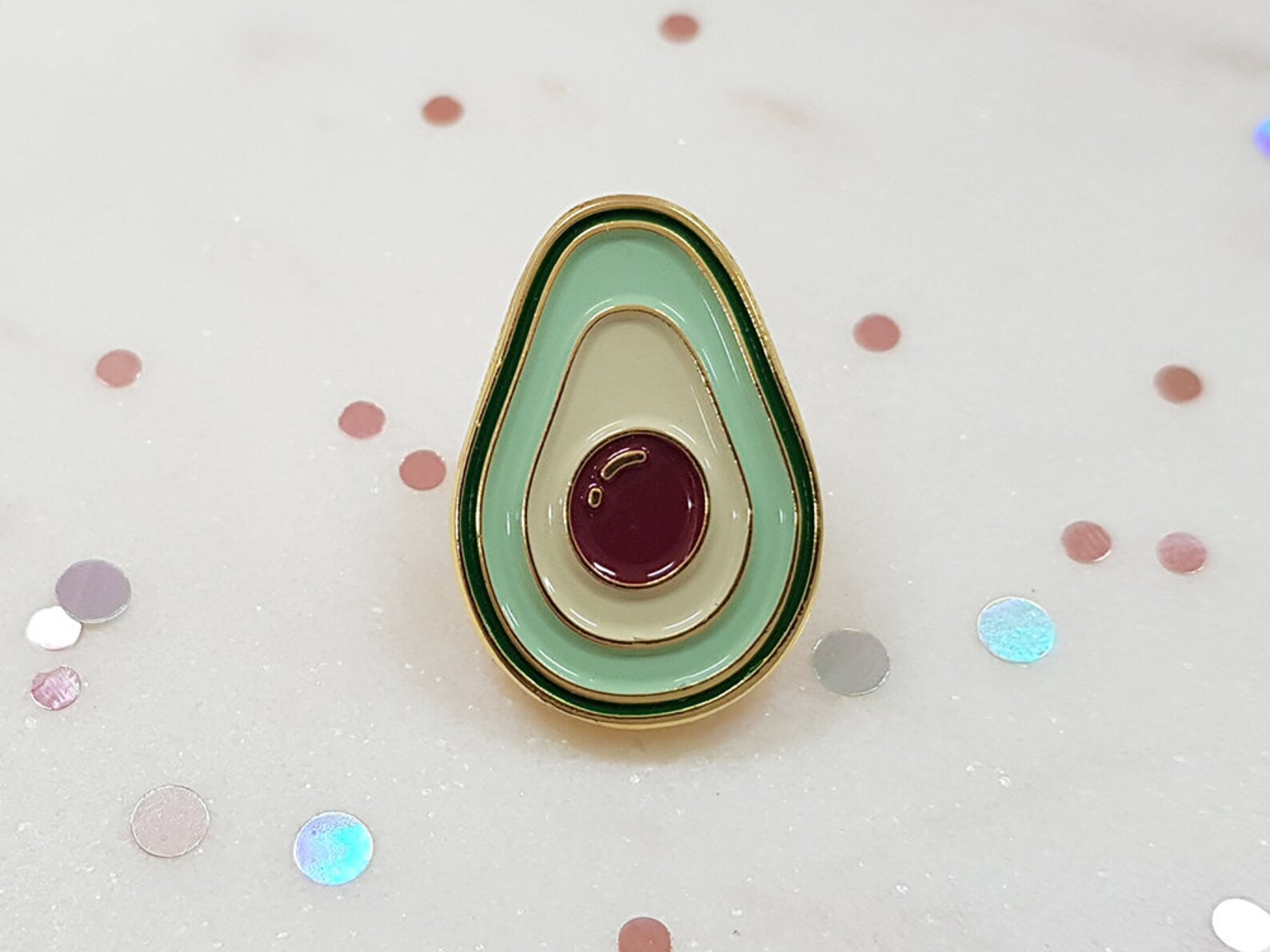 Avocado Pin-badge | Etsy