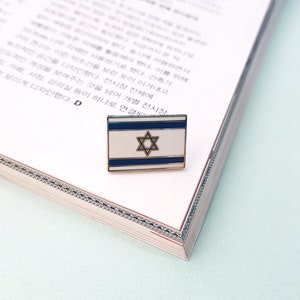 Israel Flag Pin Badge - Etsy