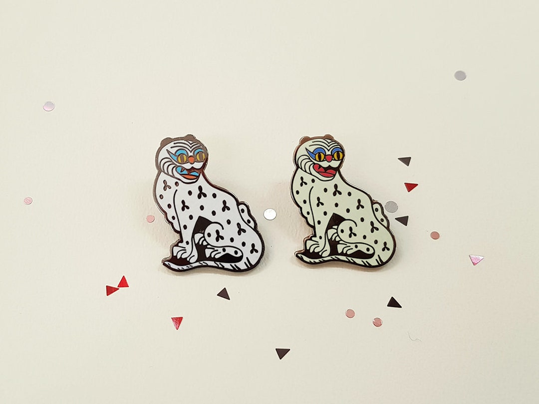 Traditional Tiger Pin Badge - Etsy