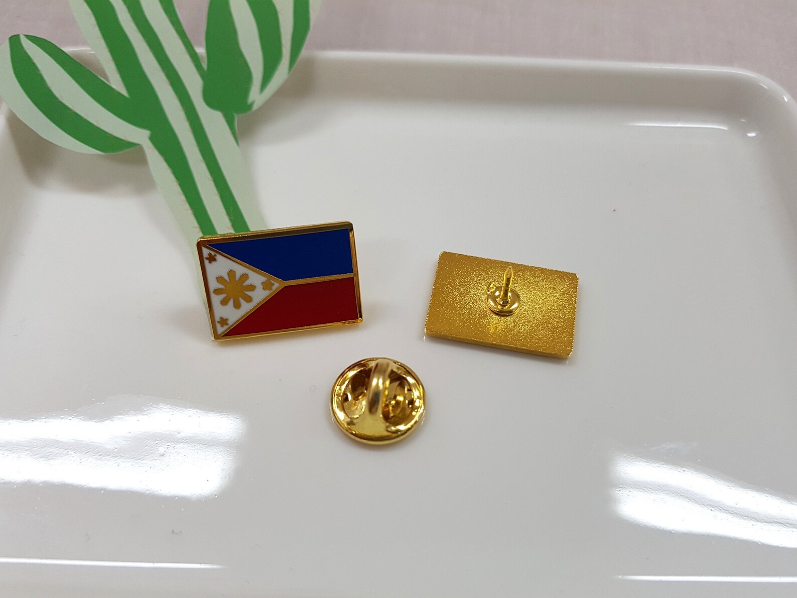 Philippines Flag Pin Badge | Etsy