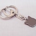 Cheese Tabby Cat Keychain - Etsy
