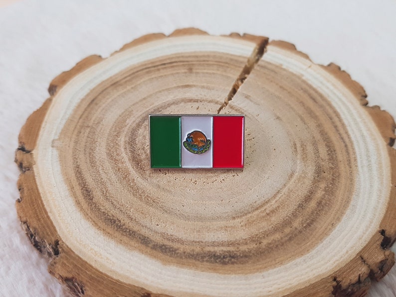 Mexico Flag Pin Badge - Etsy