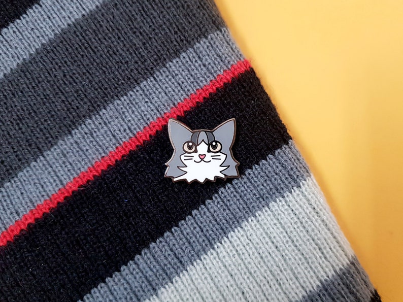 Norwegian Forest Cat Pin-badge - Etsy