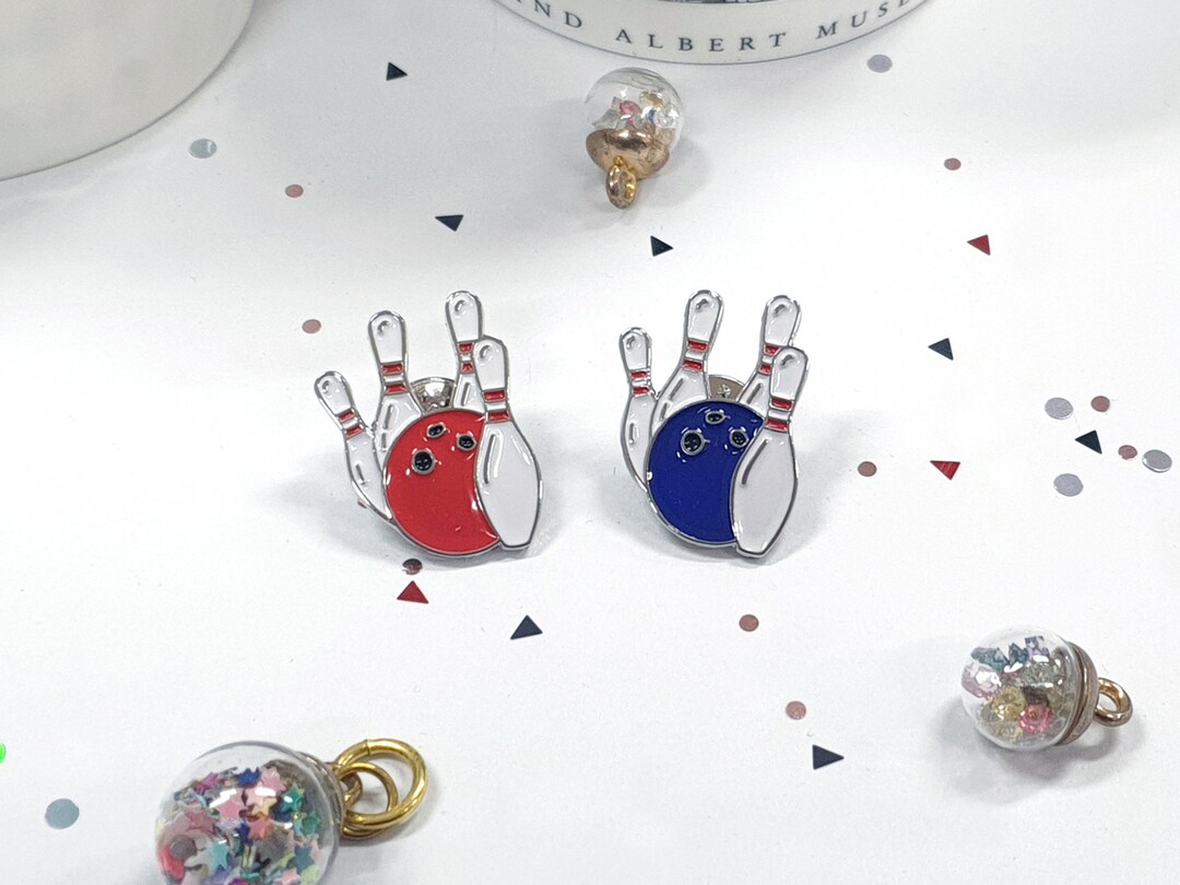 Bowling Ball Pin Badge - Etsy