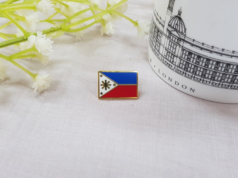 Philippines Flag Pin Badge | Etsy